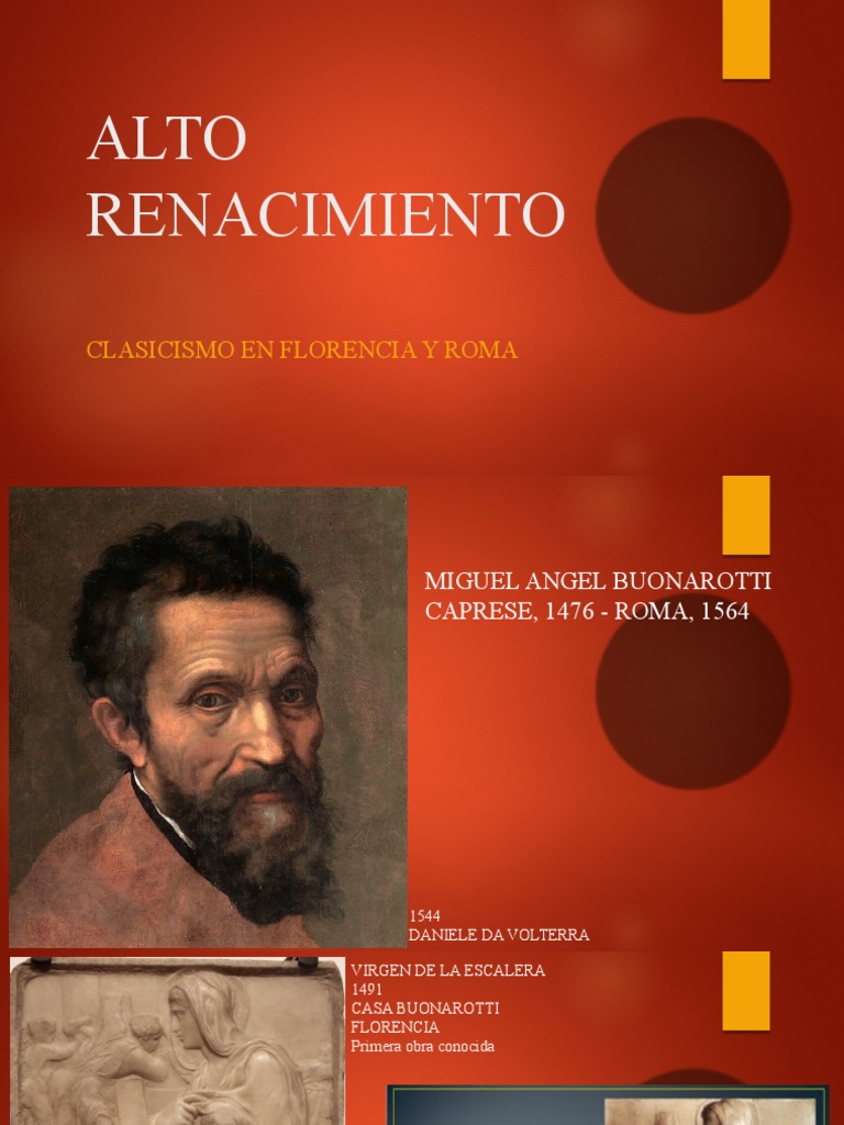 Renacimiento - Miguel Angel | PDF | Miguel Ángel