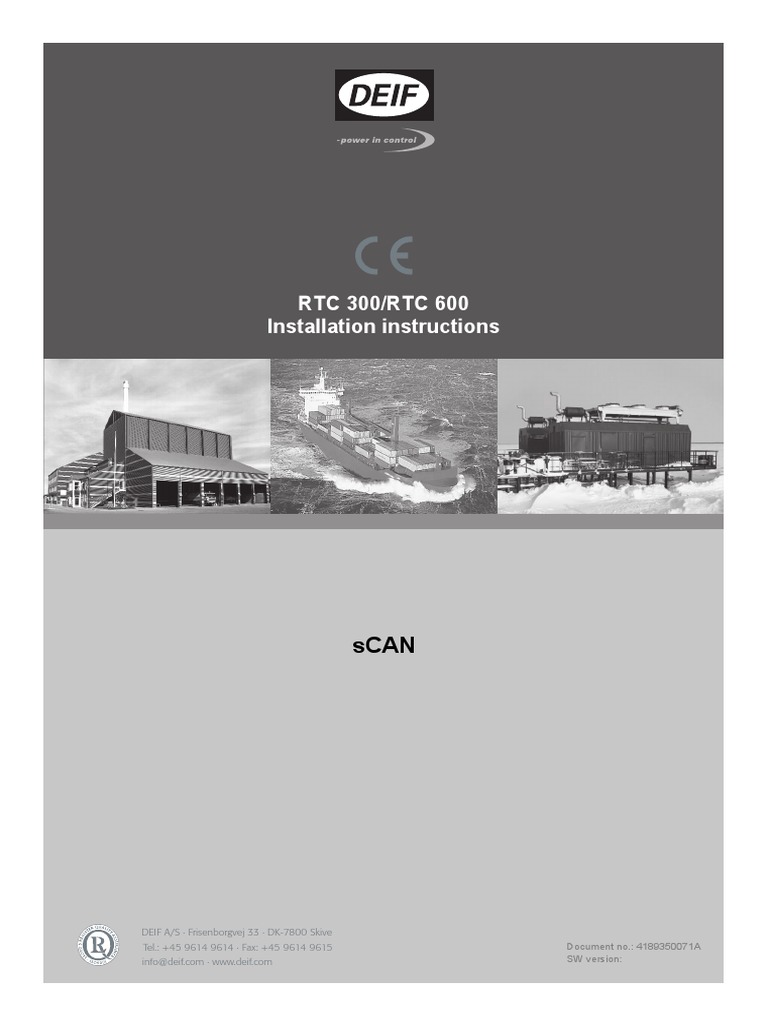 RTC 300/600 Installation Guide | PDF | Electrical Engineering ...