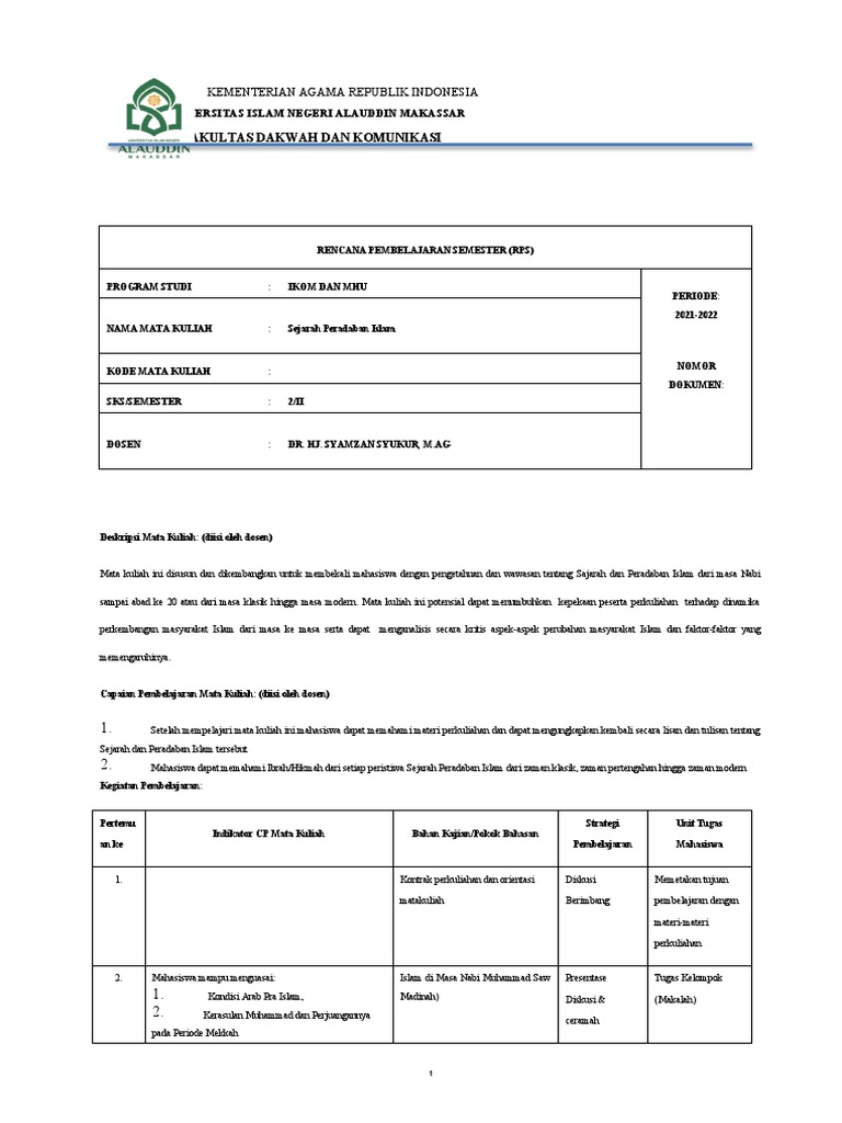 RPS SPI Dakwah | PDF