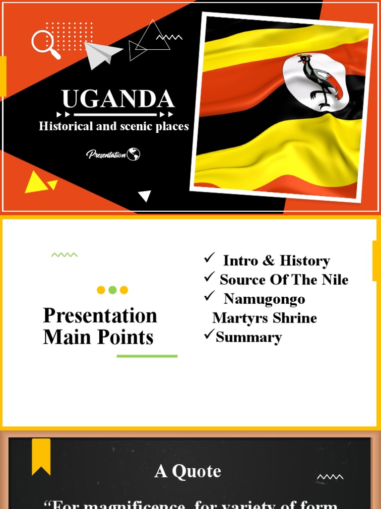 Historical and Scenic Places in Uganda | PDF