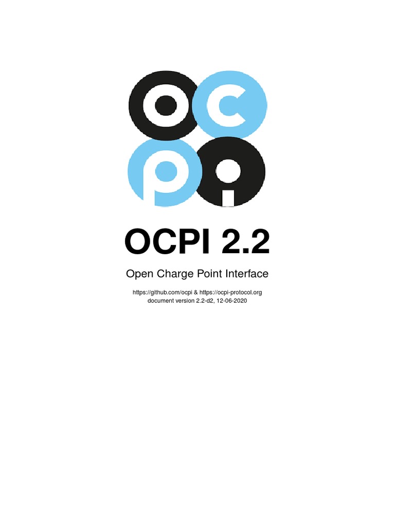 OCPI 2.2 d2 | PDF | Software Development | Telecommunications