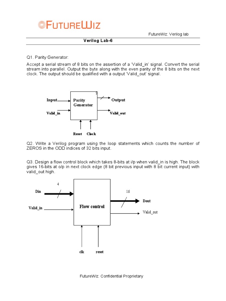 Futurewiz: Verilog Lab: Flow Control | PDF Futurewiz: Verilog Lab: Flow Control | PDF