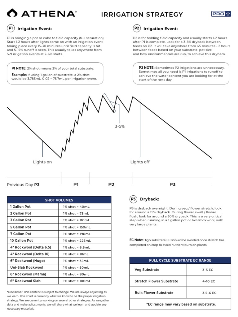 Irrigation Strategy: Irrigation Event: Irrigation Event | PDF ...