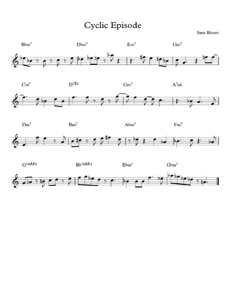 Cyclic Episode | PDF