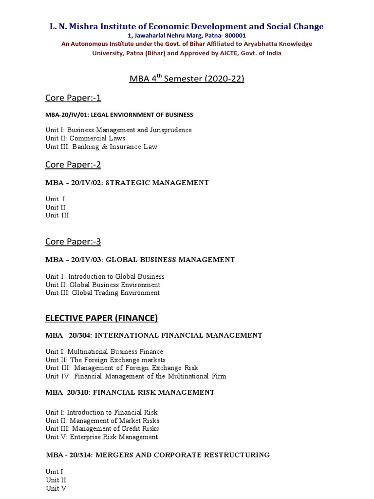 MBA 4th Semester UNIT 4th Sem | PDF | Business | Human Resource Management