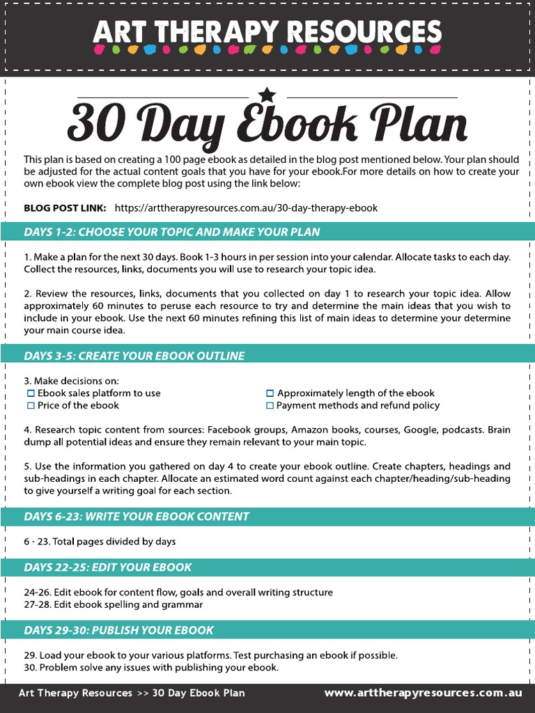 30 Day Ebook Plan | PDF