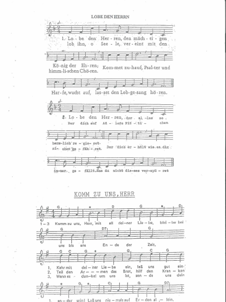 Lobe Den Herren | PDF