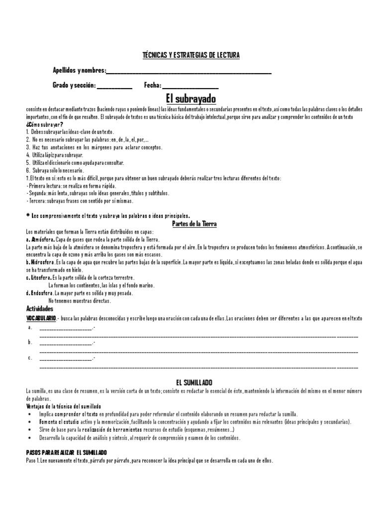 Técnicas y Estrategias de Lectura | PDF | Ciencia ficción