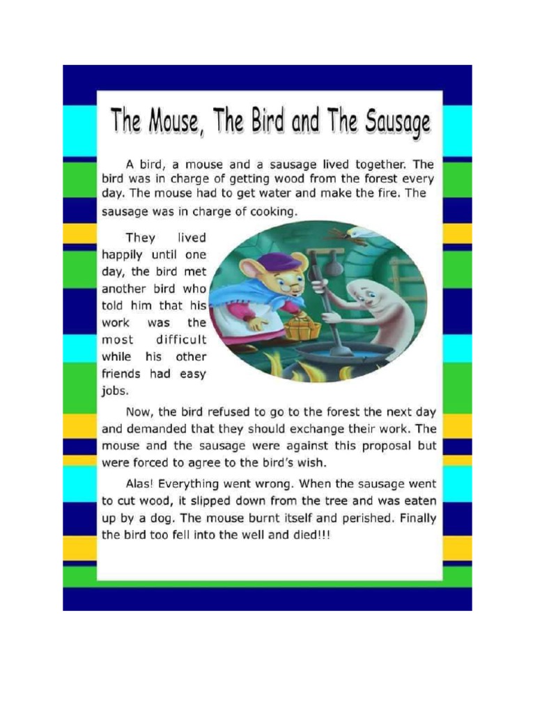 The Mouse, The Bird and The Sausages | PDF