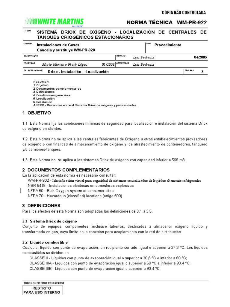 Wmpr922-Sistema Driox de O2 | Descargar gratis PDF | Oxígeno | Líquidos