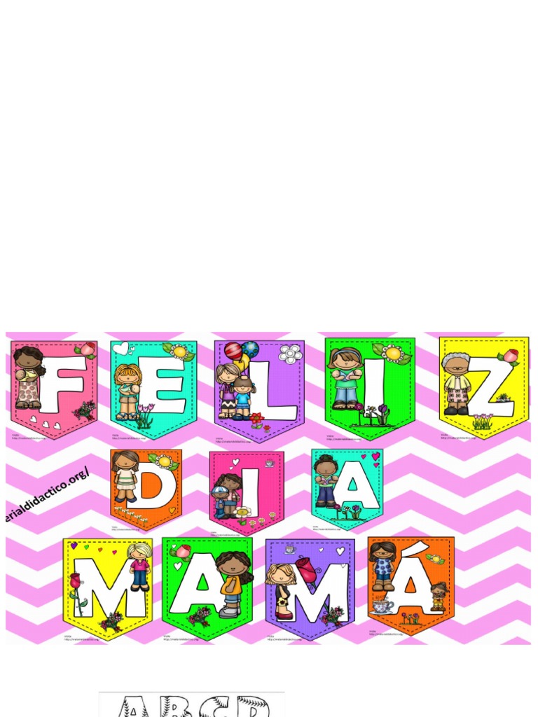 Banderin Dia de Las Madres | PDF
