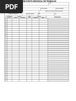 Folha de Ponto Individual Manual | PDF | Expediente