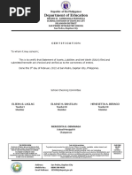Certificate of Recognition and participation-SLAC | PDF | Educational ...