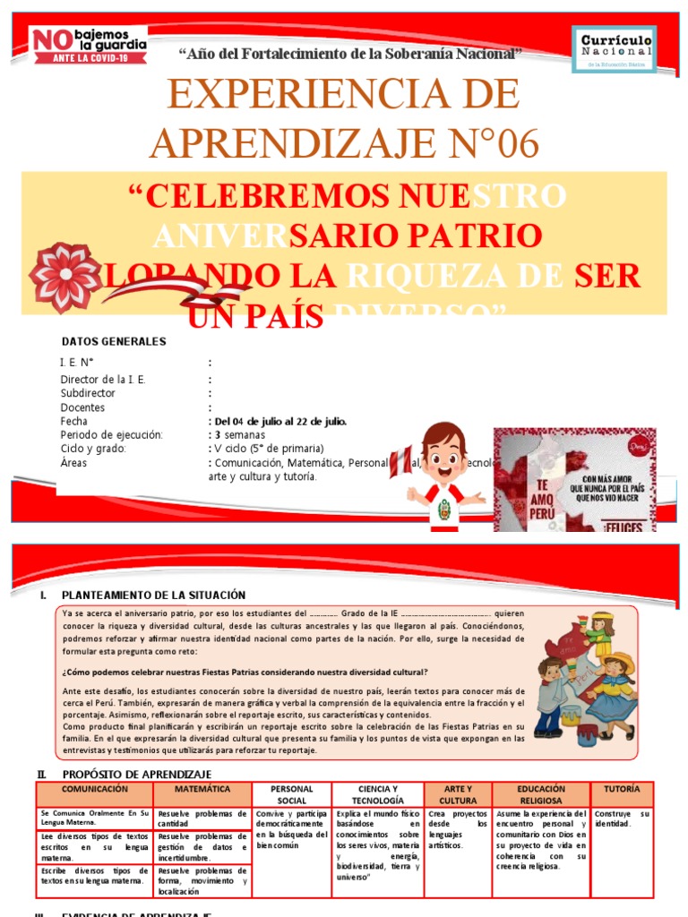 Experiencia de Aprendizaje 06.. | PDF | Geometría | Estadísticas