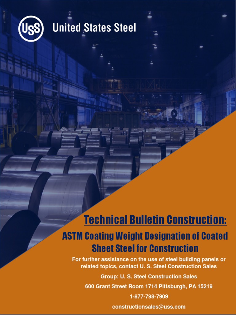 ASTM Coating Weight Designations of Coated Sheet ST - 2 | PDF | Sheet ...