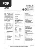 HojaTecnica-Excello Látex Weather Perfect | PDF | Pintar | Agua
