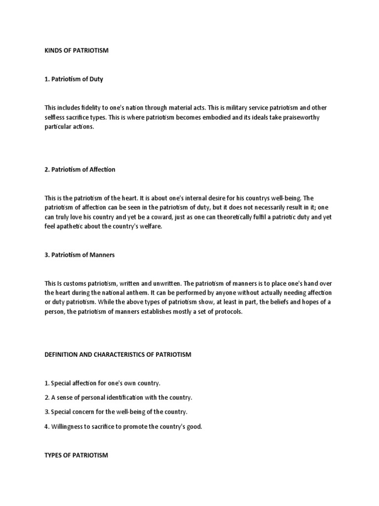 CFLM 1 Module 3 | PDF | Nationalism | Patriotism