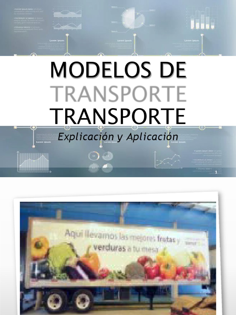 Aplicación Práctica Modelos de Transporte Logística | PDF | Transporte ...