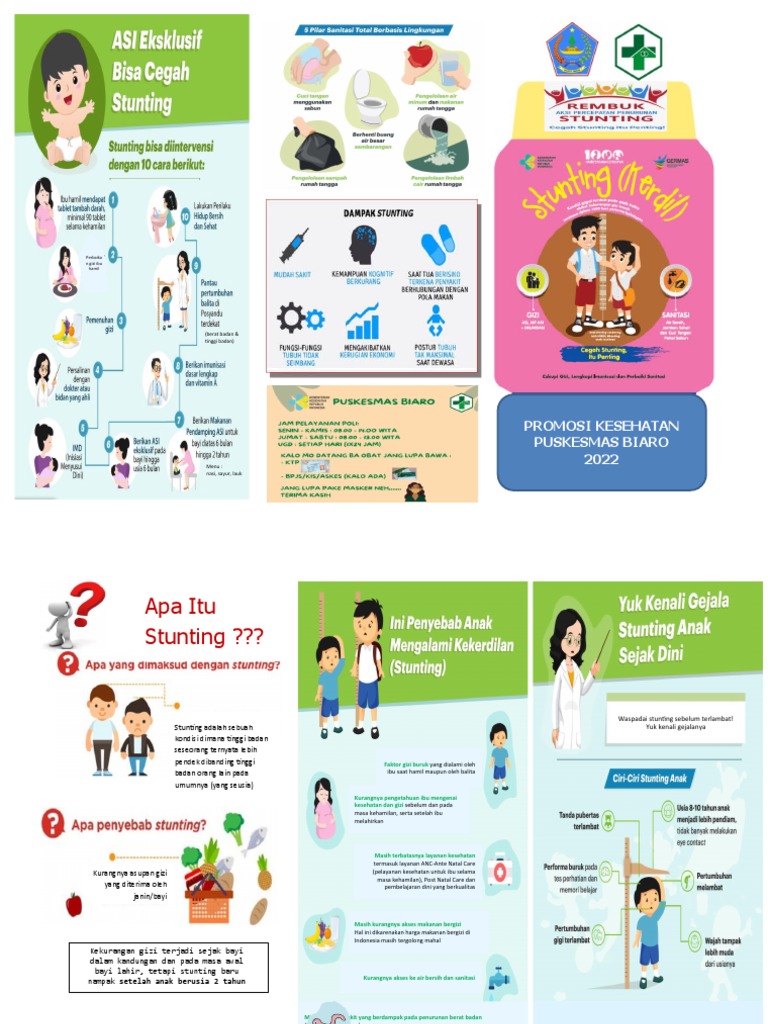 Leaflet Stunting | PDF