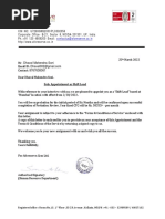 Relieving Cum Experience Letter Format | PDF