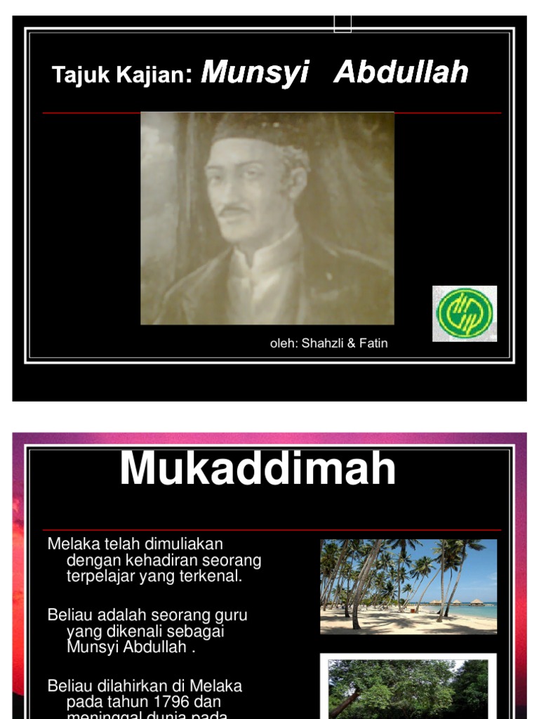 Abdullah Munsyi 1233758515777777 2 | PDF