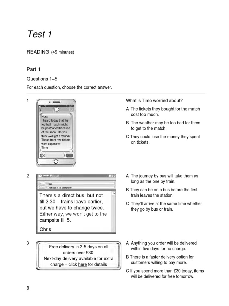 Reading Test 1 | PDF | Dolphin