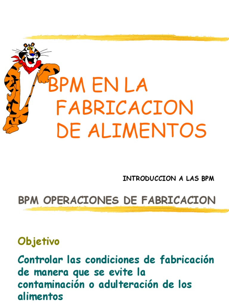 BPM FABRICACION ALIMENTOS | PDF | Calidad (comercial) | Alimentos
