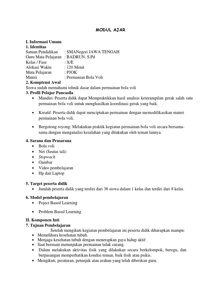 Modul Ajar | PDF