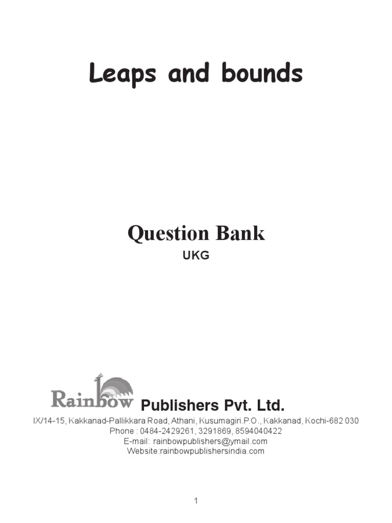 Leaps and Bounds: Question Bank | PDF