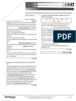 Gateway To The World B2+ Student's Book Answer Key | PDF | Grammar ...
