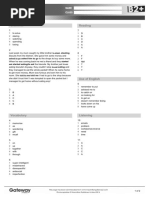 Gateway To The World B2+ Student's Book Answer Key | PDF | Grammar ...
