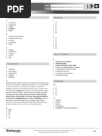 Gateway To The World B2+ Student's Book Answer Key | PDF | Grammar ...