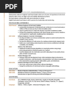 Jonathan Ma Resume | PDF | Facebook | Software
