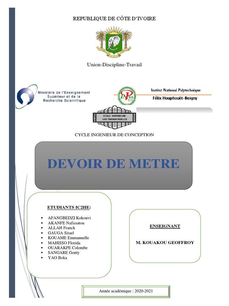 Devoir de Metre Ic2-He Estp Inphb | PDF | Échecs