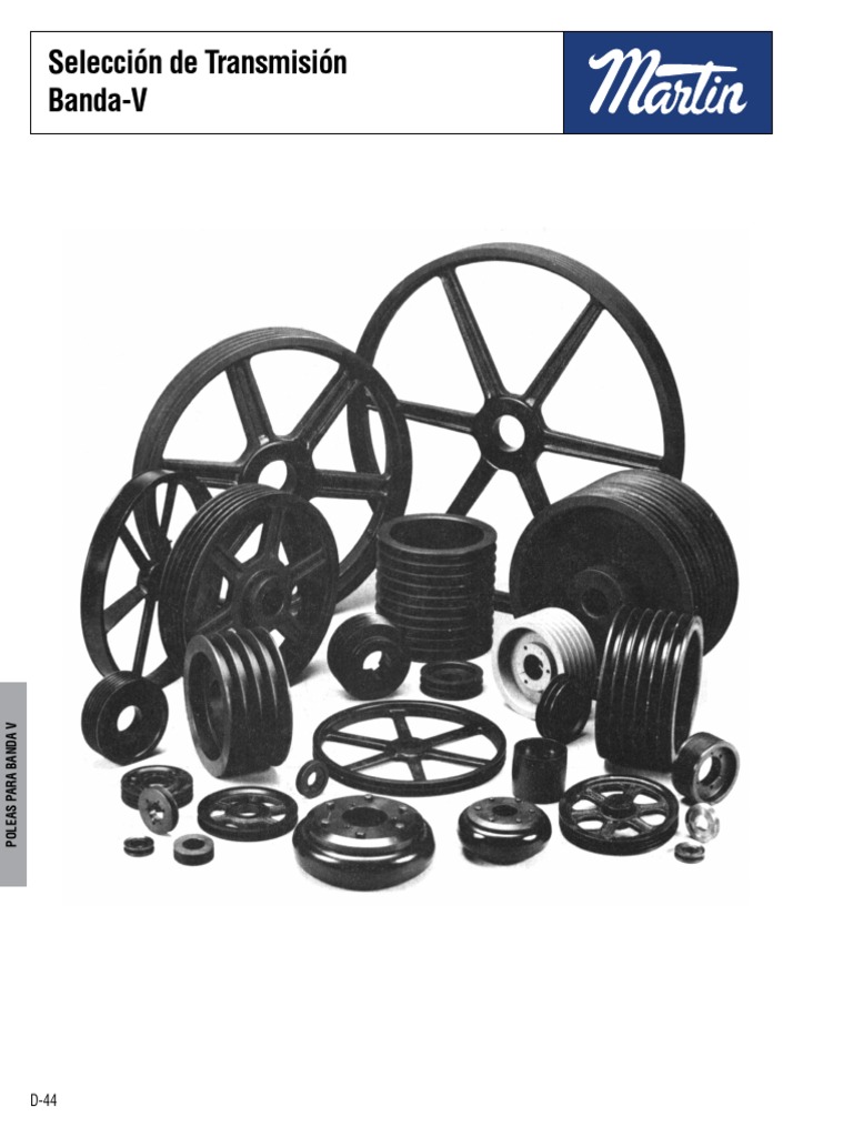 Seccion D Seleccion Bandas V | PDF | Caballo de fuerza | Ingeniería ...
