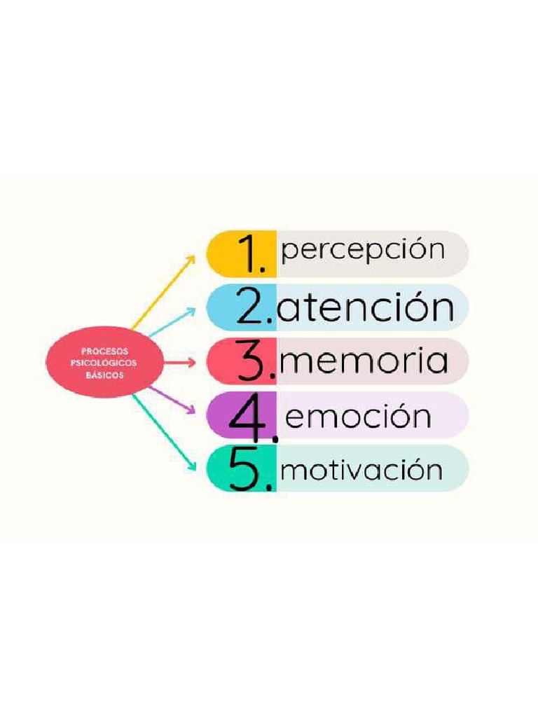 Esquema Procesos Psicologicos 1 | PDF