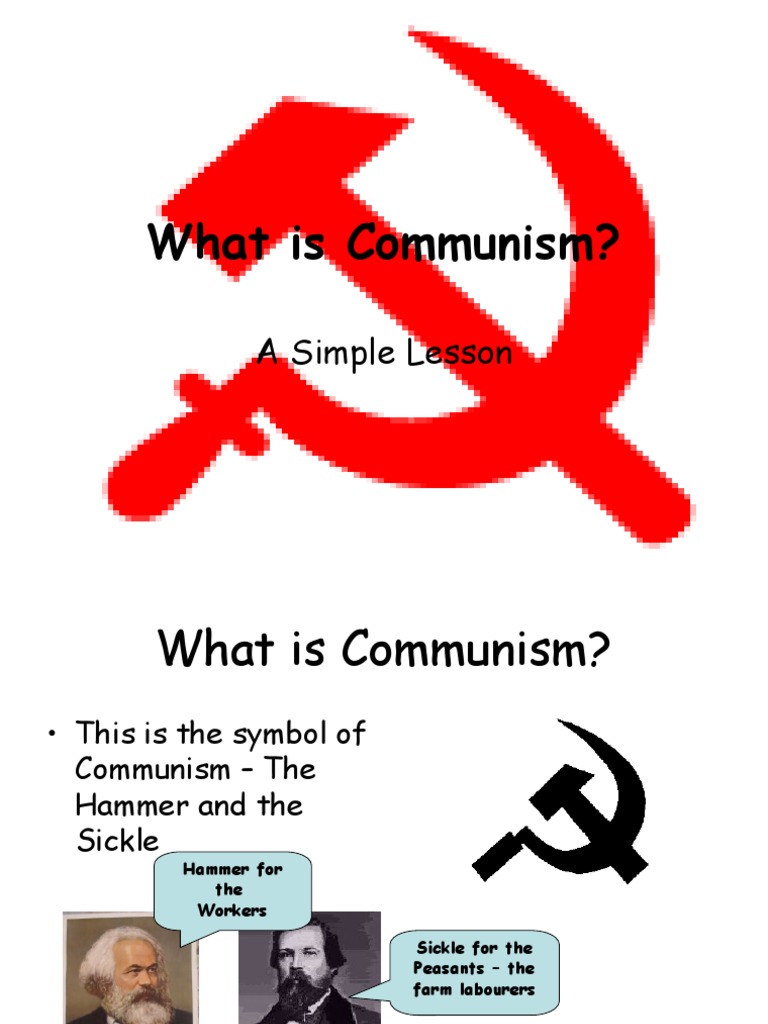 What Is Communism?: A Simple Lesson | PDF | Communism | Socialism