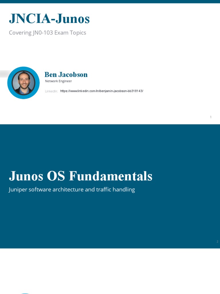 C01V02 - Juniper Software Architecture | PDF