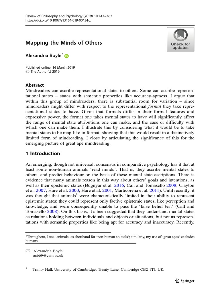 Mapping The Minds of Others: Alexandria Boyle Asb69@cam - Ac.uk ...