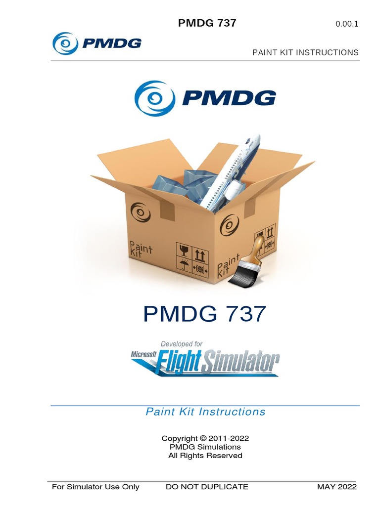 PMDG 737 Paint Kit HowTo | PDF | Directory (Computing) | Computer File