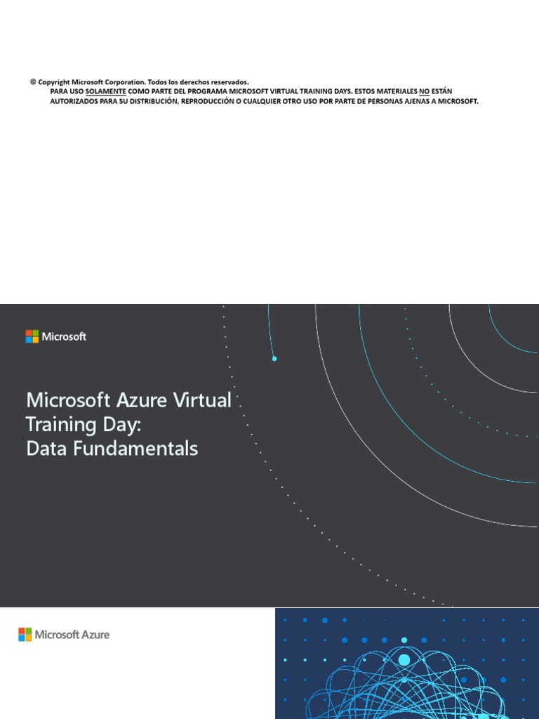 Presentacion DP-900 | PDF | Servidor SQL de Microsoft | Microsoft Azure