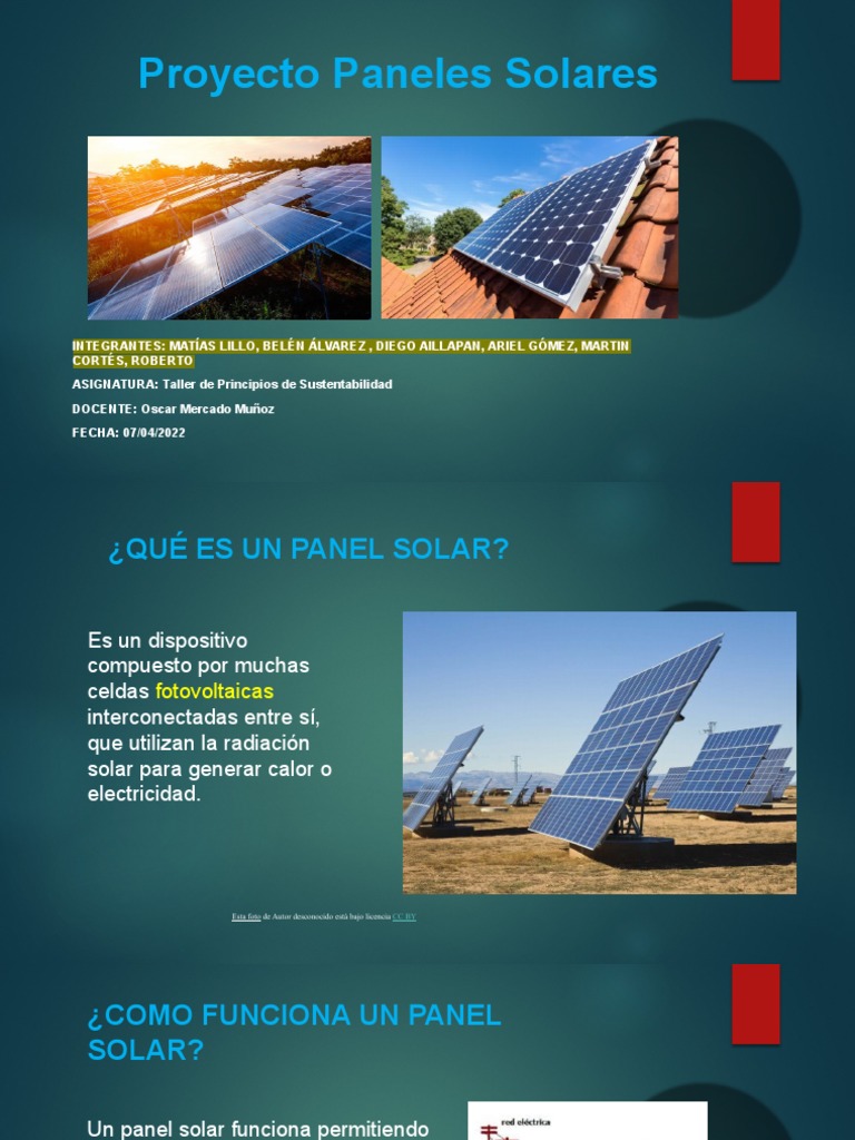 Paneles Solares | PDF