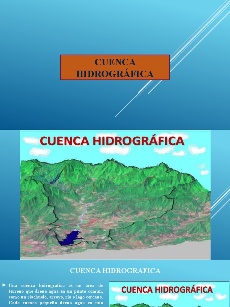 Tipos y Partes de Cuencas Hidrográficas | PDF | Cuenca de drenaje | Río