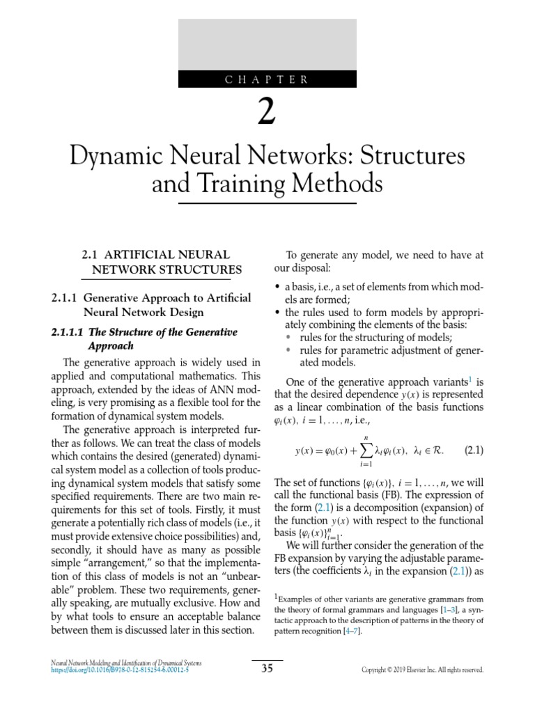 Dynamic Neural Networks - Structures and Training Methods | PDF ...