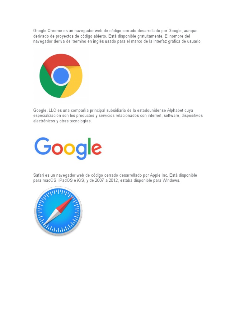 Google Chrome: Navegador de Código Cerrado | PDF