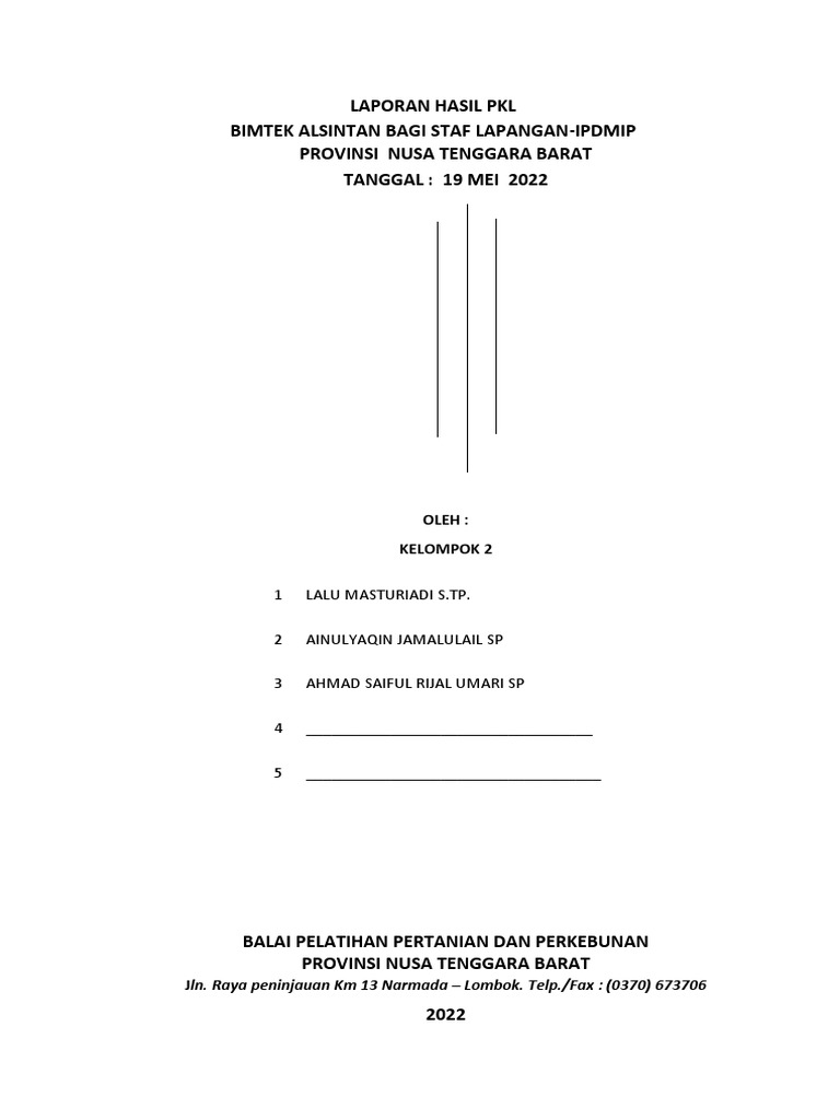 Laporan Alsintan KLPK 2 | PDF
