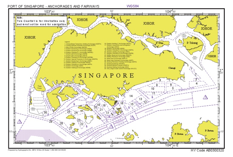 Singapore Anchorages Chartlet (1feb2021) | PDF