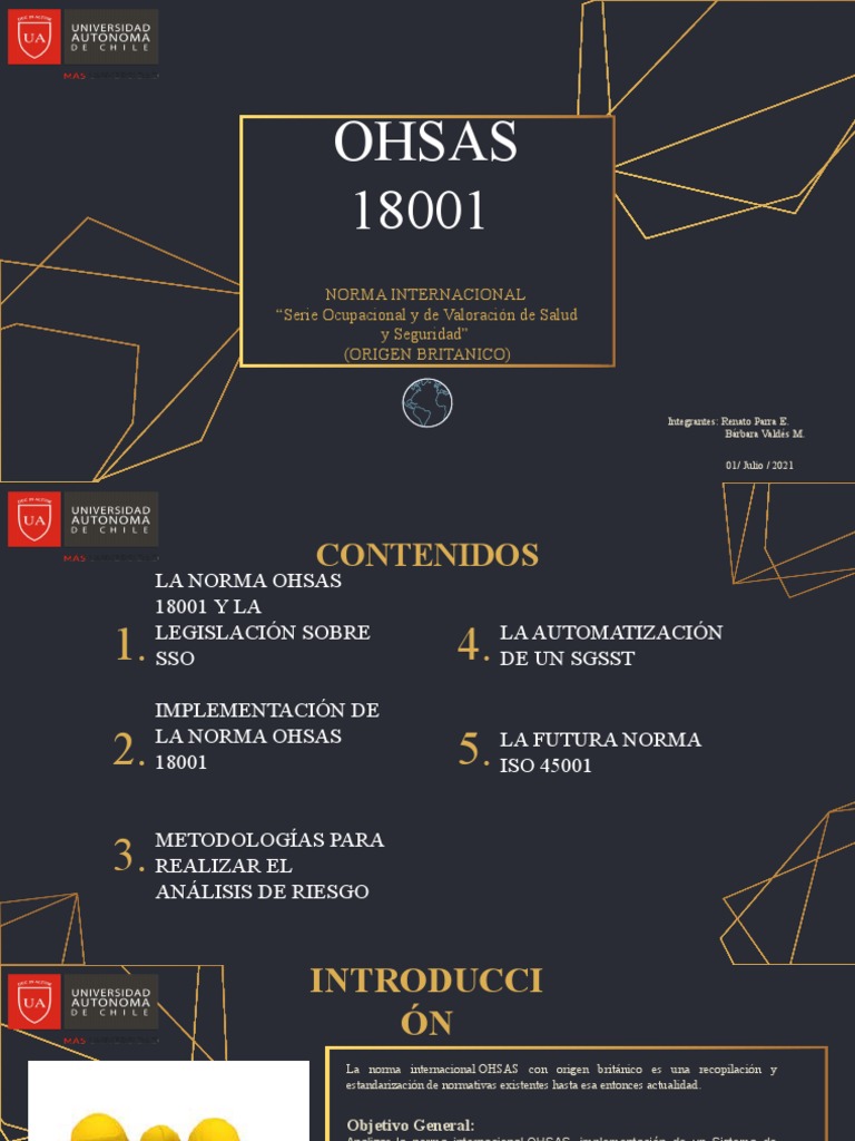 Ohsas 18001 | PDF | Seguridad y salud ocupacional | Auditoría