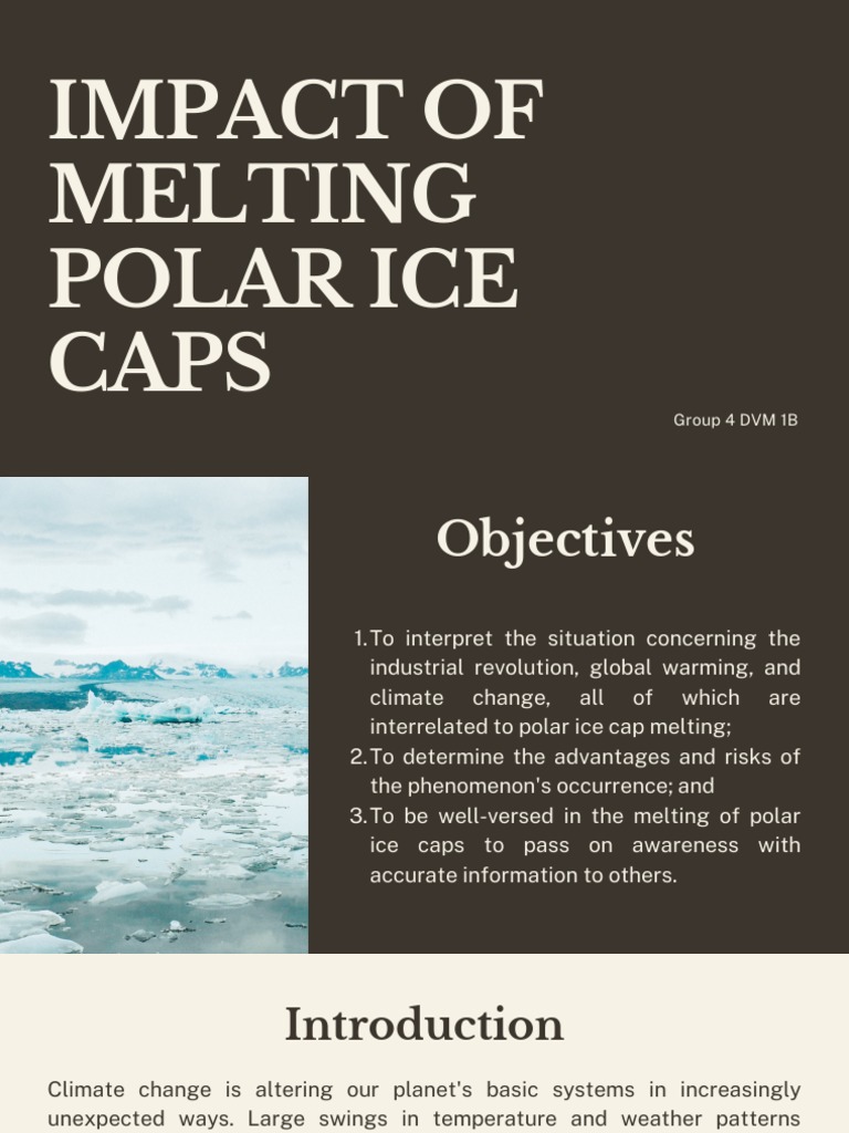 Impact of Melting Polar Ice Caps | PDF | Climate Change | Arctic
