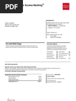 Wells Fargo Bank Statement PDF | PDF | Overdraft | Cheque